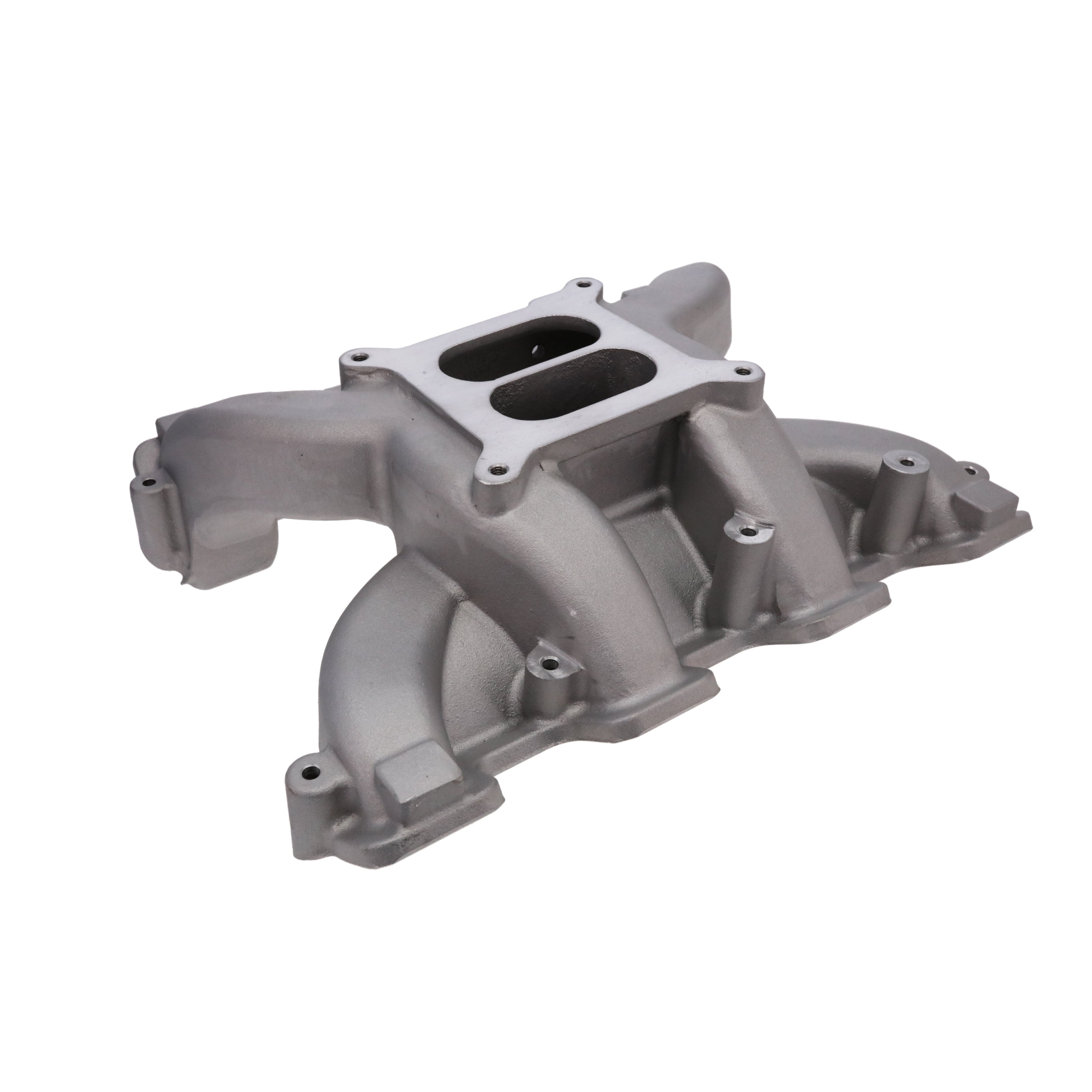TSP GM LS Rectangle Port Carbureted Dual Plane Satin Aluminum Intake M