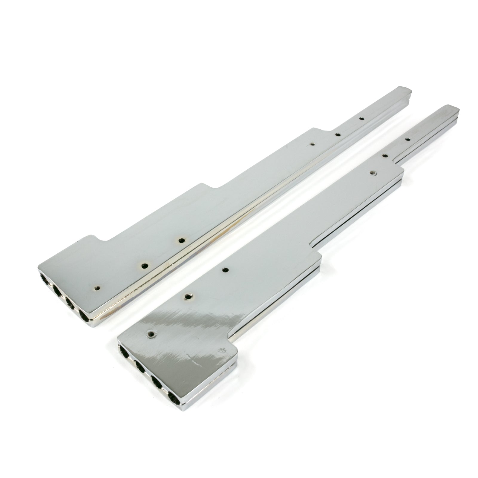 TSP Wire Looms; 9mm Aluminum Perimeter Bolt Valve Covers; Chrome